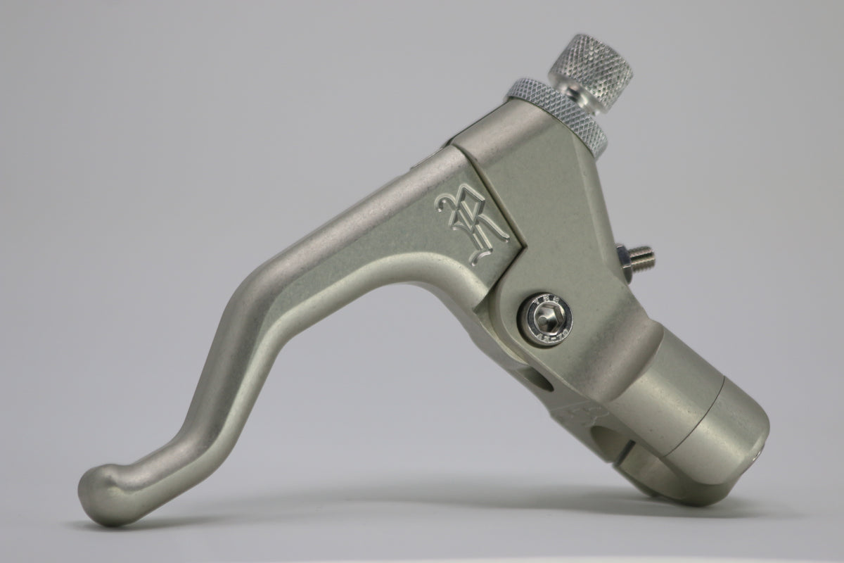 One Finger Universal Bone Series Tumbled RSC Lever – Righteous Stunt Metal